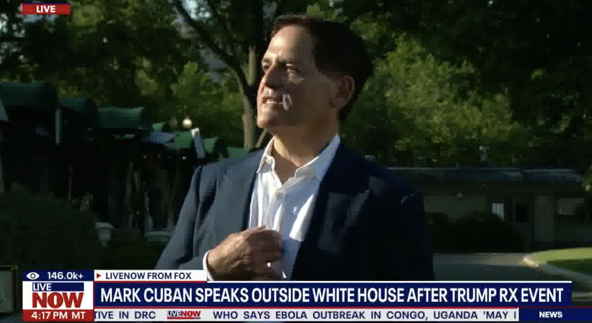 Mark Cuban emerges from Trump meeting and gets defensive when asked ...