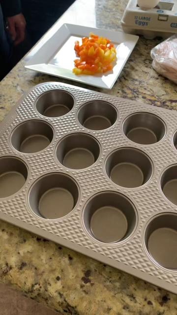 Easy turkey egg cups for a quick high protein snack