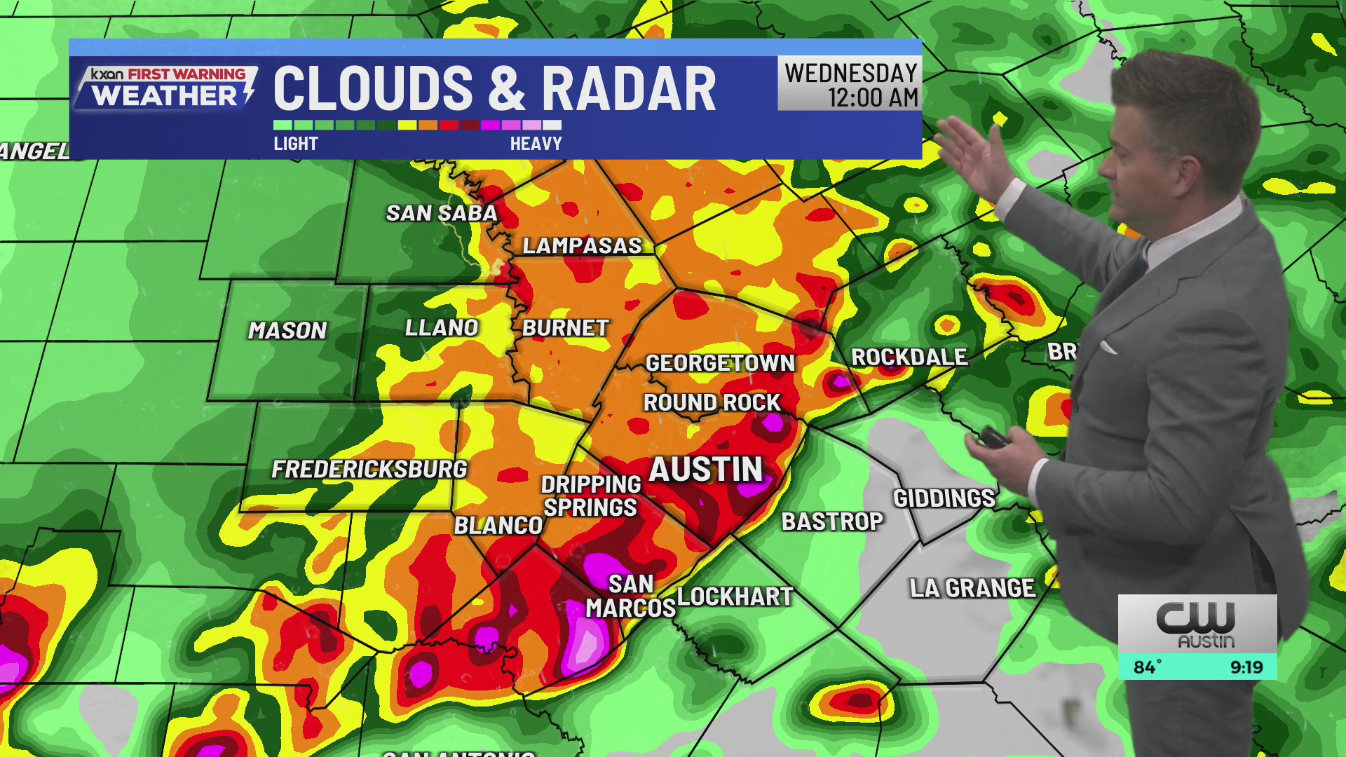 Heavy rain and thunderstorms on track for Tuesday evening and Tuesday ...