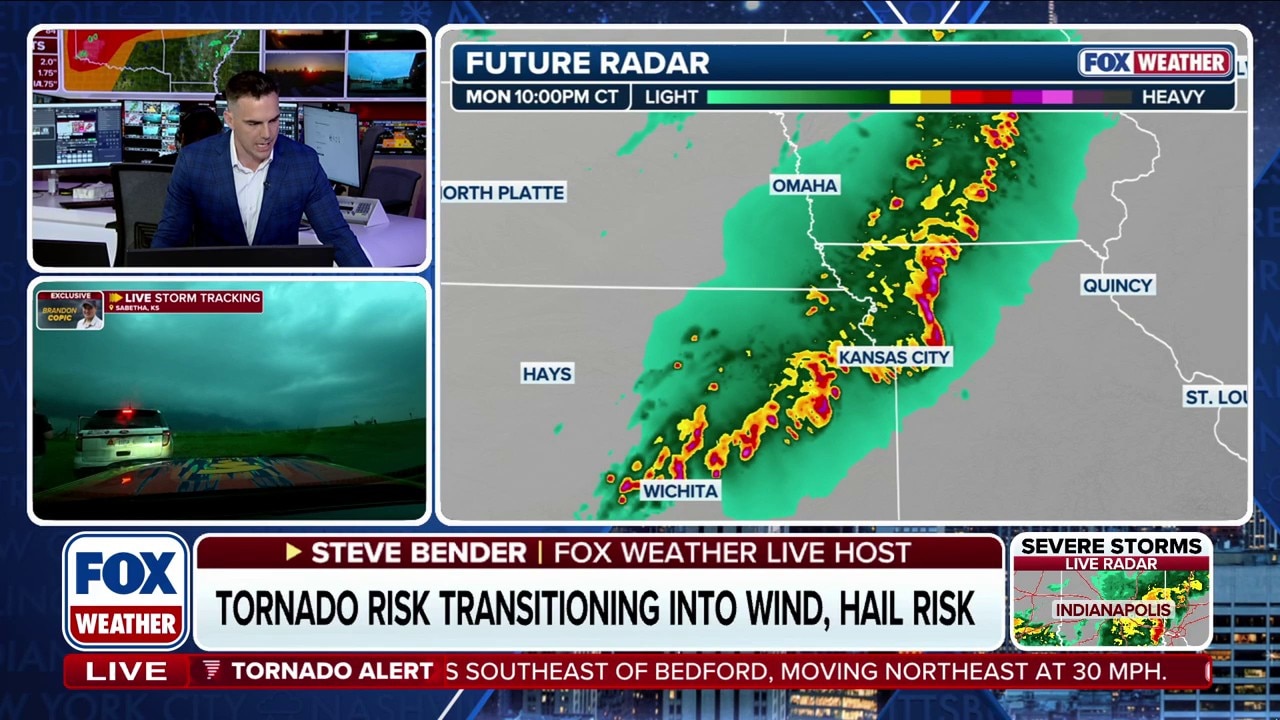 Severe thunderstorms and tornadoes produce large hail, damaging winds ...