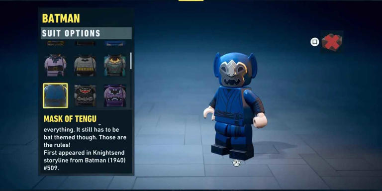Lego Batman: Legacy of the Dark Knight - 10 coolest batsuits