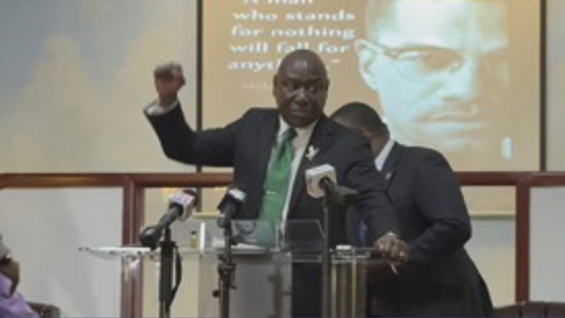 Attorney Ben Crump demands justice for Morris Davis at press conference
