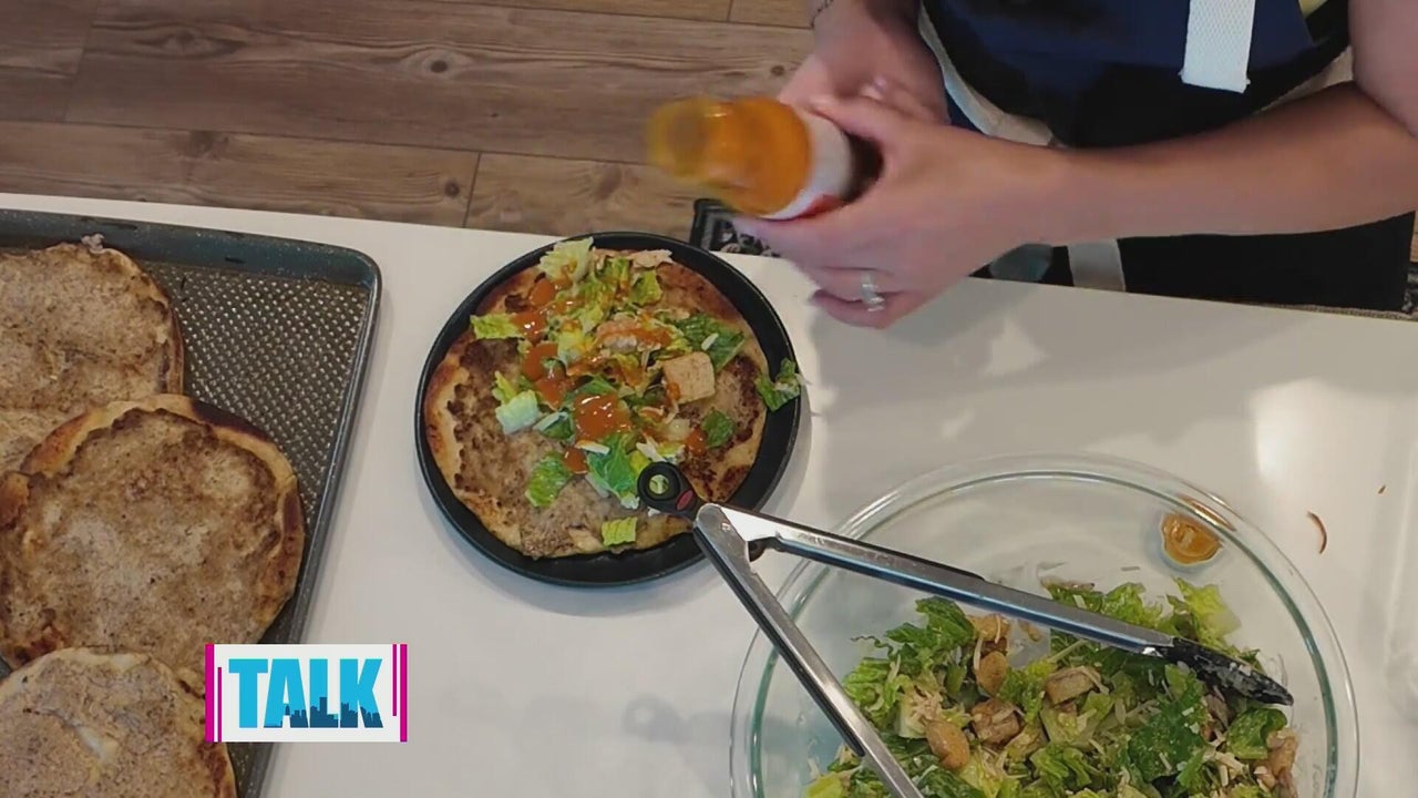 Chicken Caesar smashed tacos recipe
