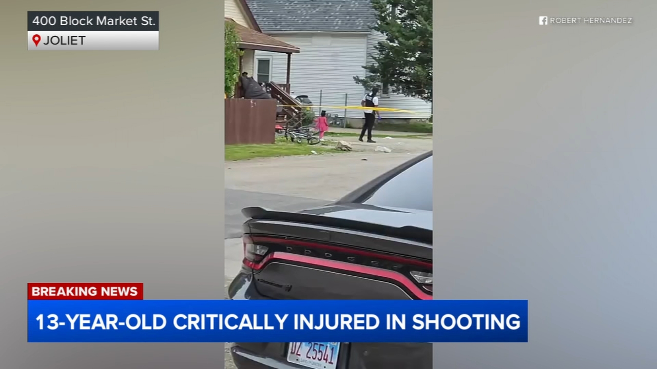 13-year-old boy shot, critically injured inside Joliet home: police