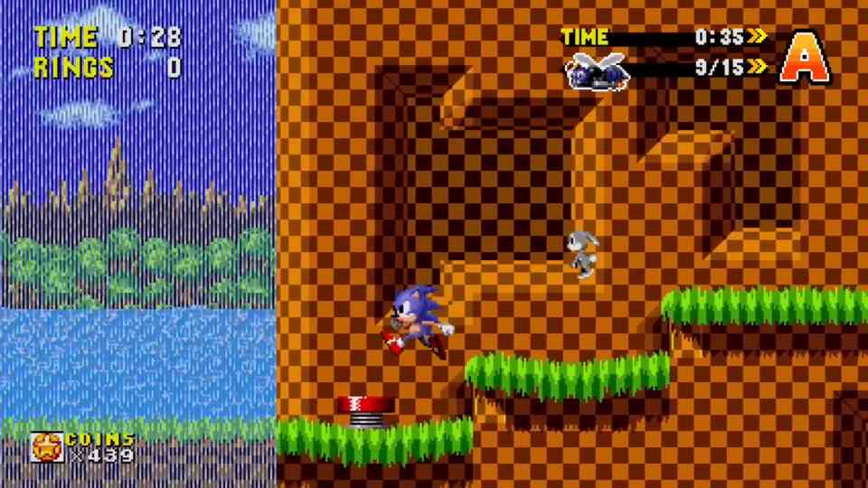 Sonic Origins gameplay walkthrough part 38 - mission mode! Sonic the ...