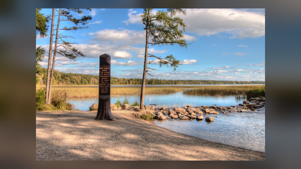 You can wade across the Mississippi River in northern Minnesota, where ...