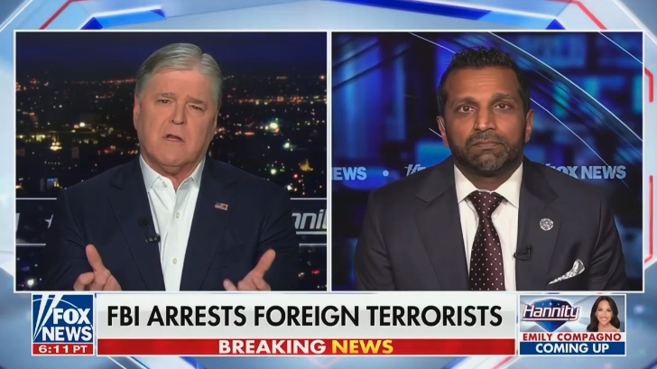 Hannity tells embattled Kash Patel, 'Obviously, you're doing an ...