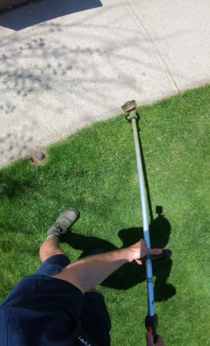 Satisfying lawn edging ASMR perfect curb appeal transformation