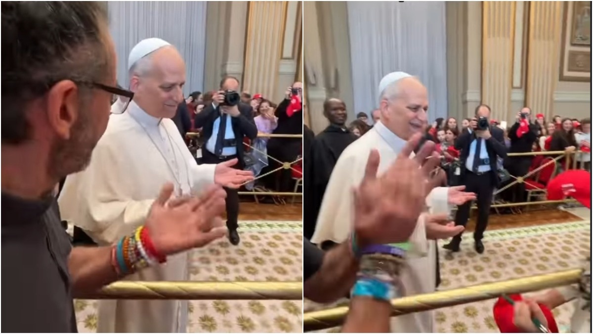 Pope Leo XIV doing the '6-7' ragebaiting trend was not on anyone's 2026 ...