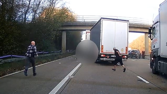 Lorry driver on video call to his wife jailed for killing father in crash