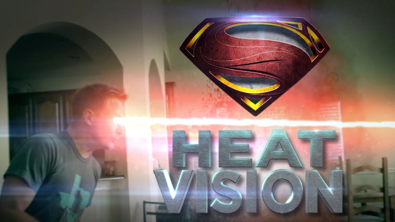 Man of Steel: Heat vision effect!