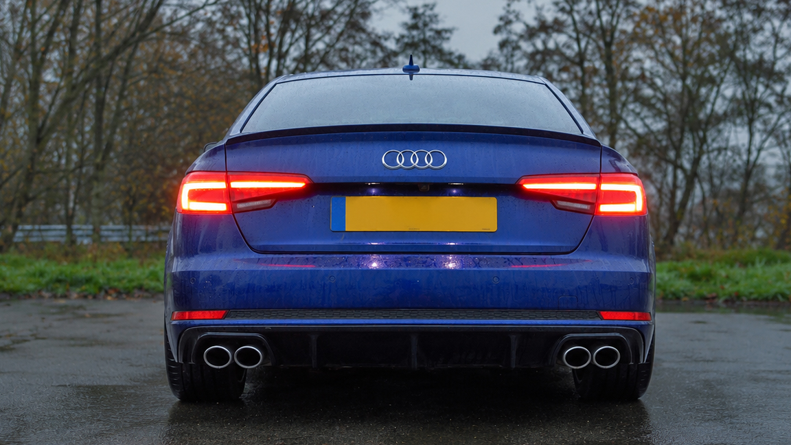 Audi S4 B9 with turbo upgrade and strong V6 exhaust sound