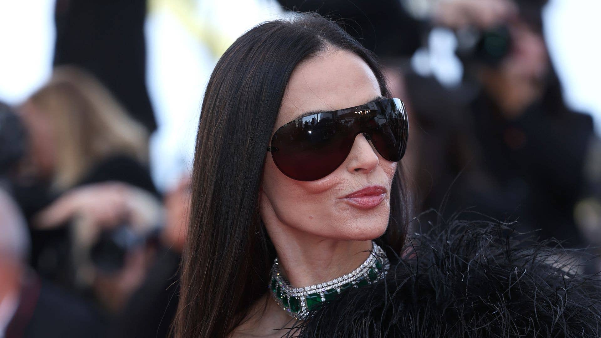 Demi Moore's bold new look is far from her usual style as she steps out ...