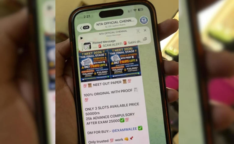 100 per cent genuine paper: Inside NEET leak factory on Telegram groups