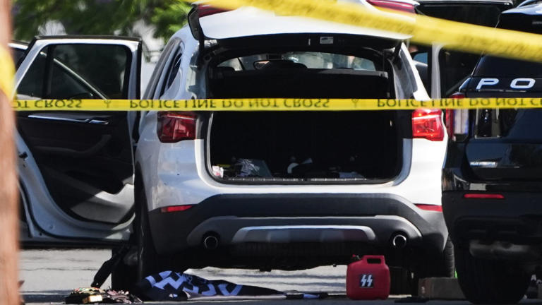 Three killed after two teenagers open fire at California mosque