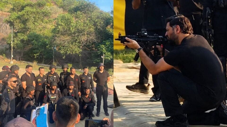 MS Dhoni flaunts his fitness, shooting skills as he trains with NSG ...