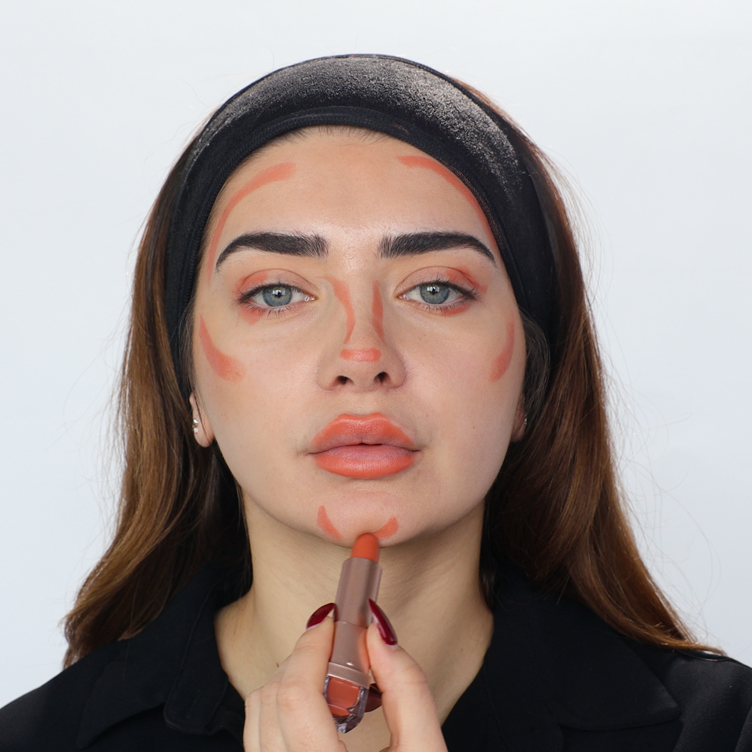 El arte de contornear con lápiz labial 💄