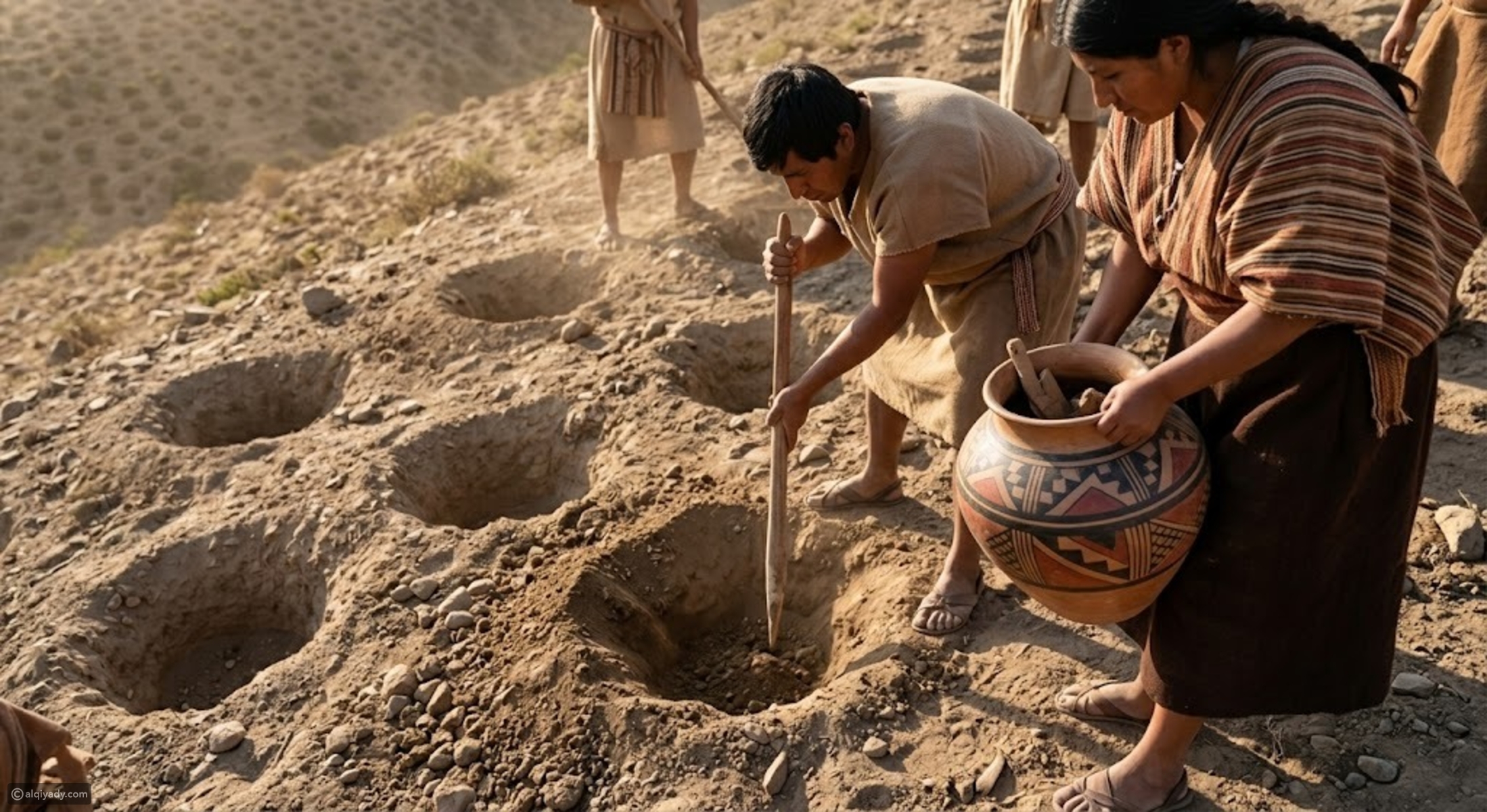 Archaeologists finally know who made Peru’s thousands of aligned holes
