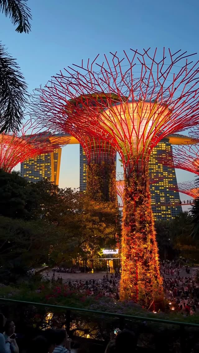 POV you found the most magical sunset view in Singapore you can’t miss