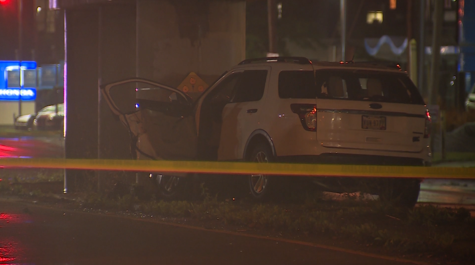 Officials: Driver dies after being trapped inside SUV following crash ...