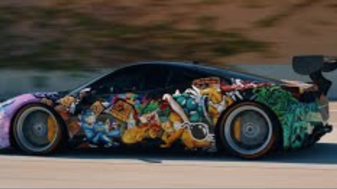 Ferrari 458 Challenge Highlight Insane Custom Wrap