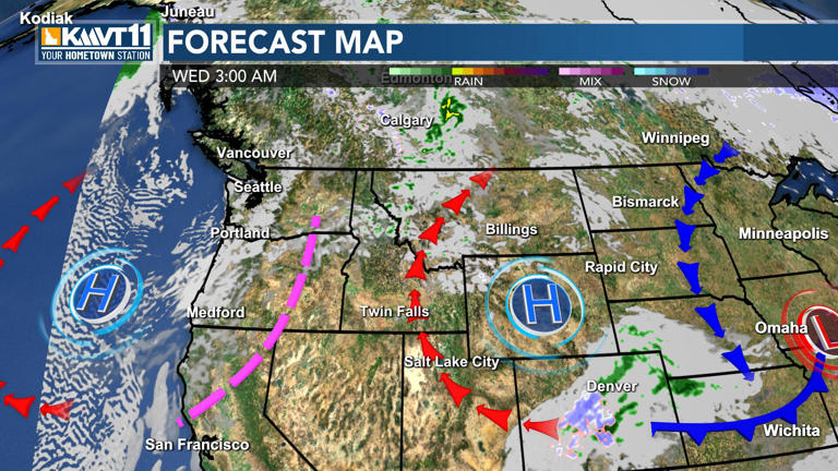 More cloud cover today, but staying dry; rising temps with more sun ...