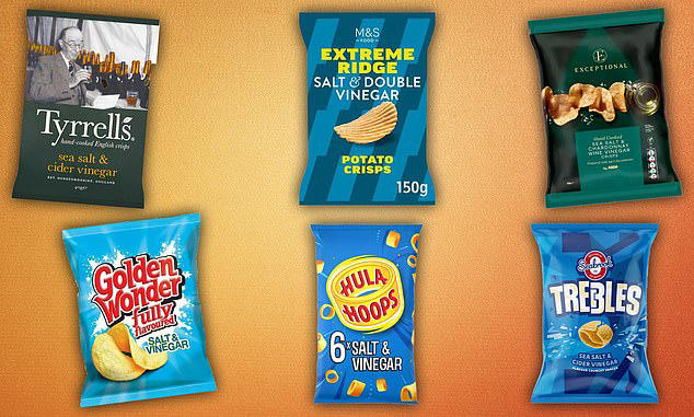 The best salt and vinegar crisps revealed in taste test of 40 popular ...