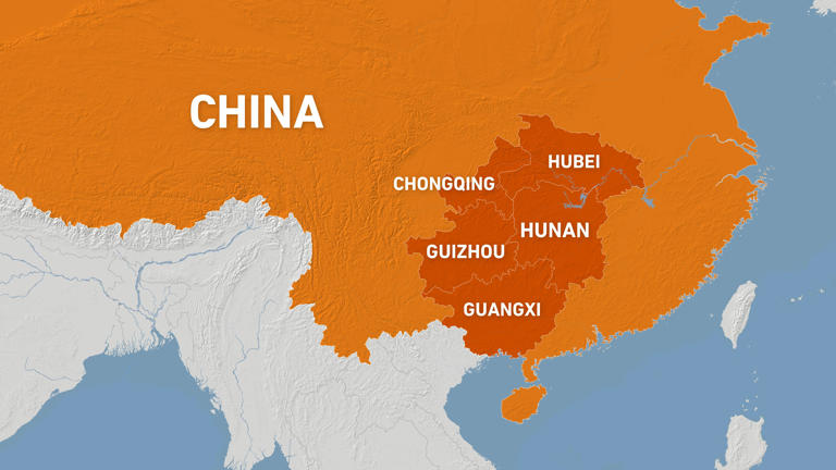 At least 10 dead as huge floods sweep southern and central China