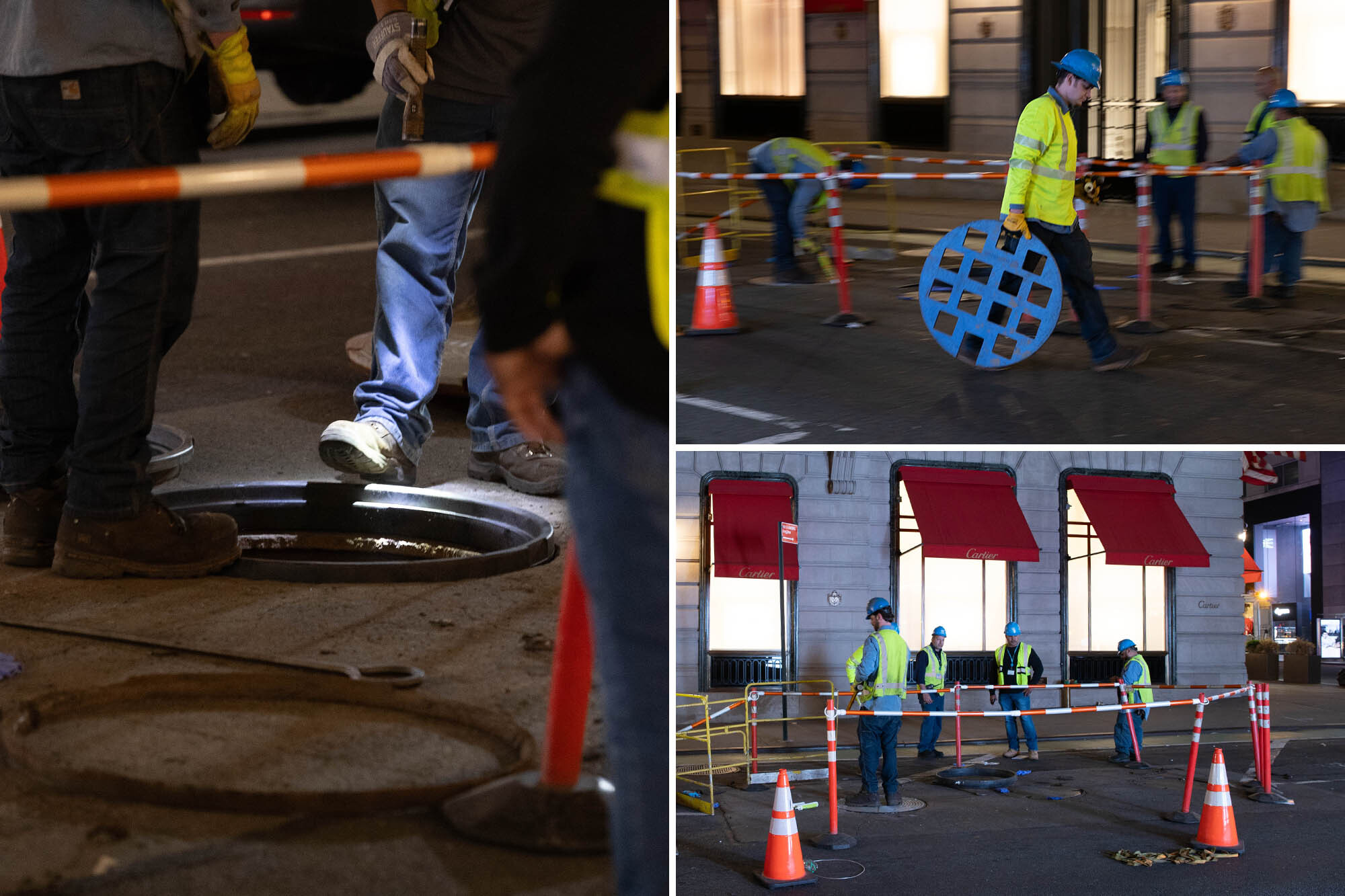 Woman dies falling down open manhole in Midtown after stepping out of ...