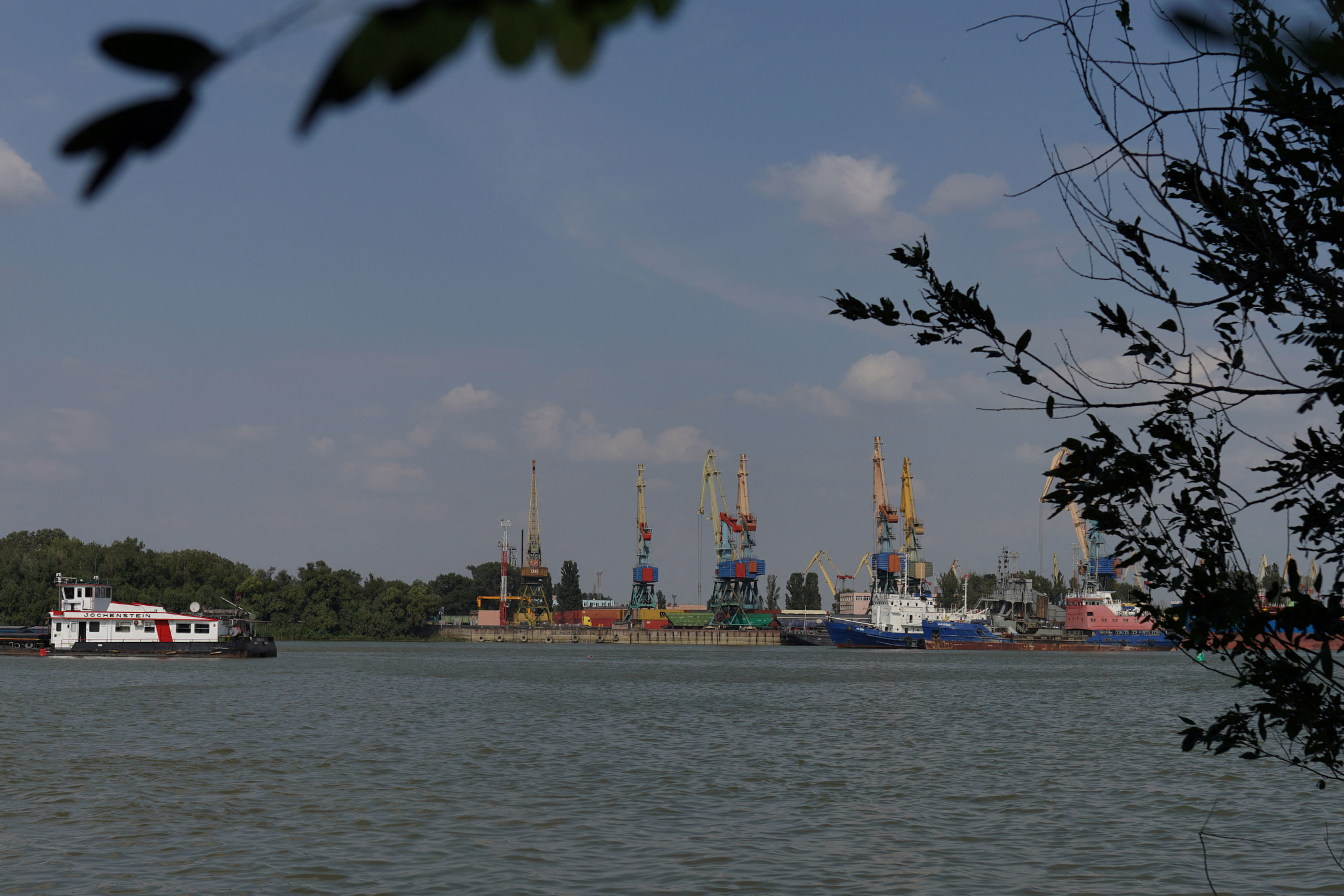 Russian strike damages Ukraine Danube port as Moscow intercepts drones