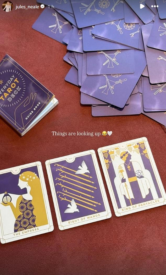 Jules Neale embraces positive changes after split after Tarot reading