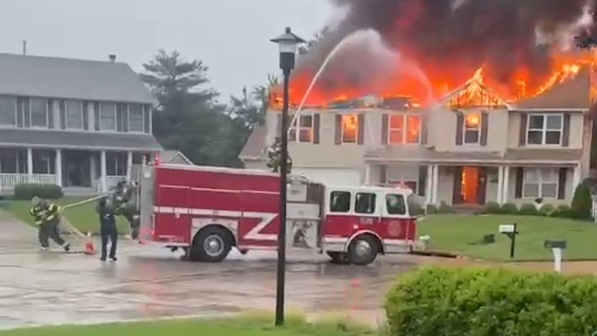 Lightning strike likely cause of house fire in O'Fallon, Missouri