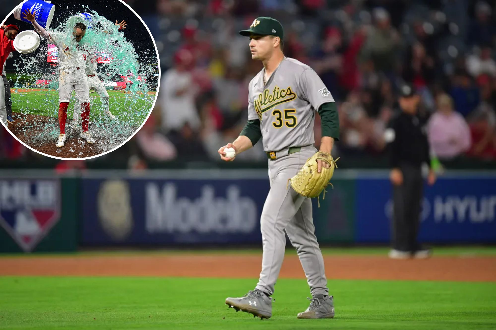 JT Ginn loses no-hit bid in ninth inning — and then allows walk-off ...