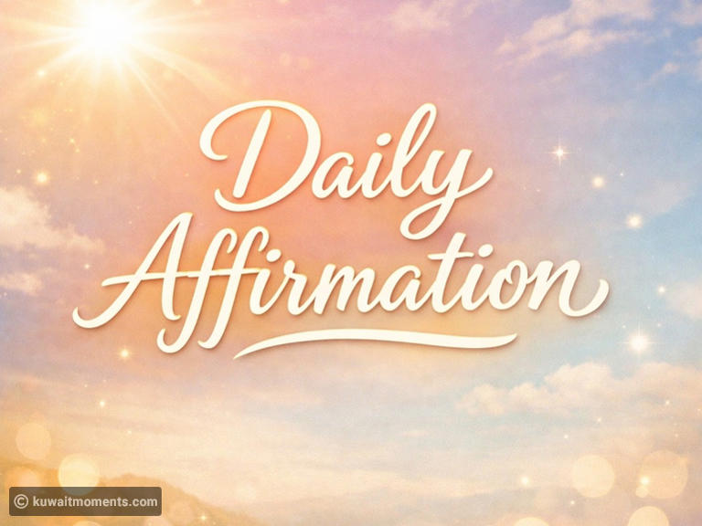 Daily affirmation for today to kickstart your vibe