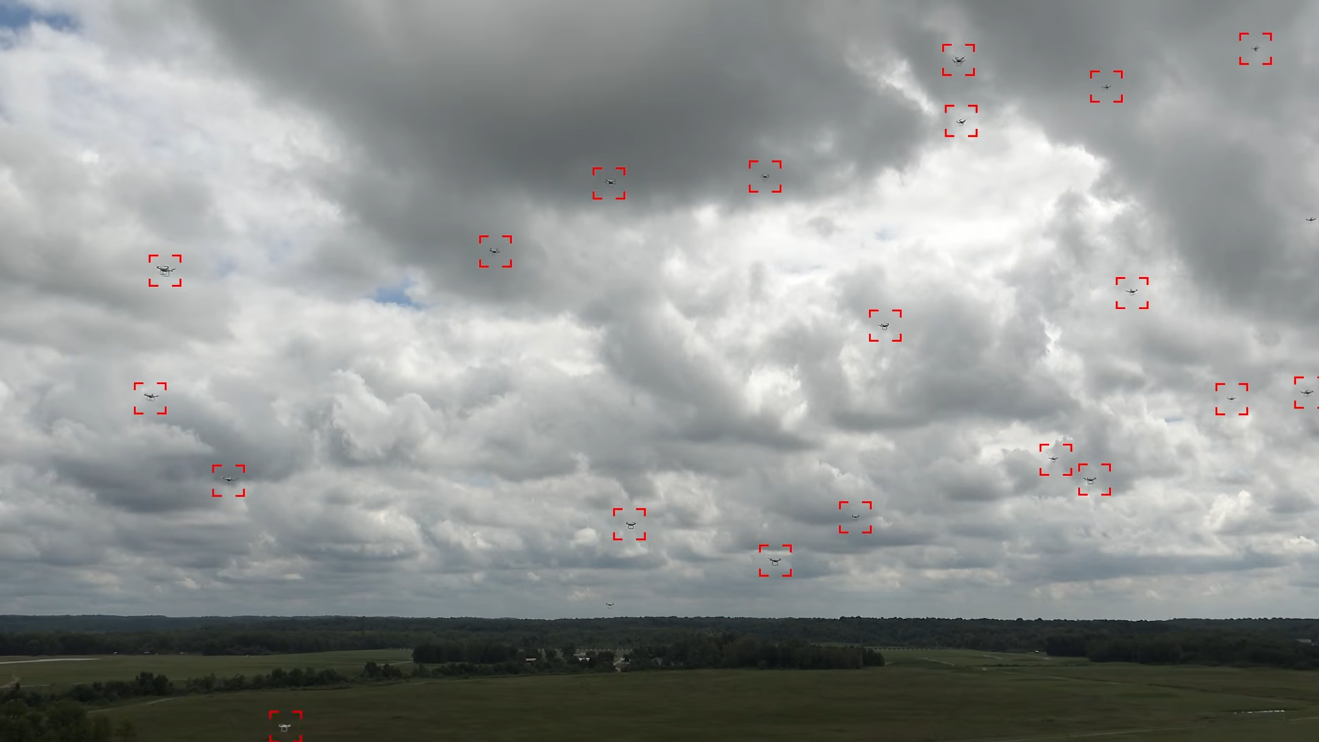 Watch 500+ AI controlled drones swarm the battlefield - "Pure chaos"