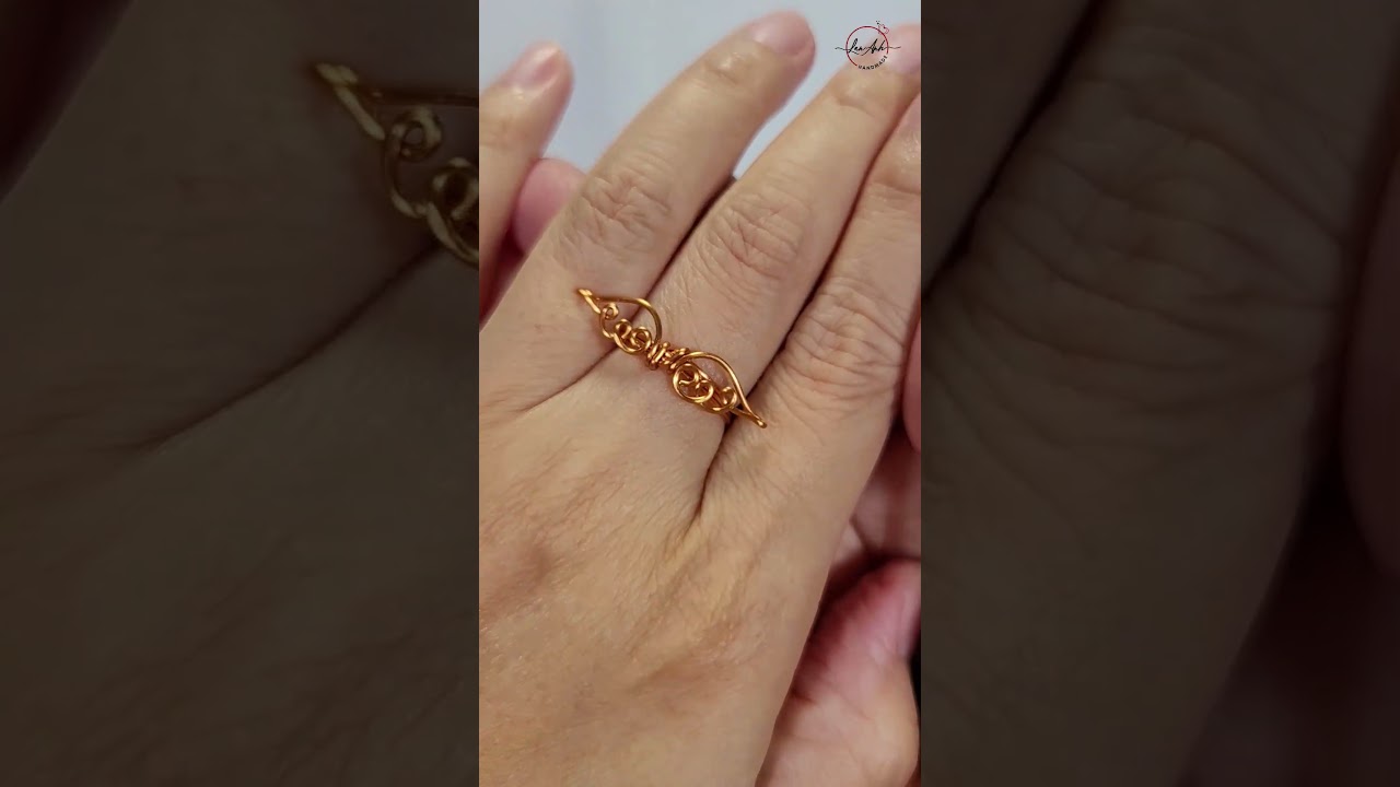 Angel wings ring - Free tutorial video link above the title # ...