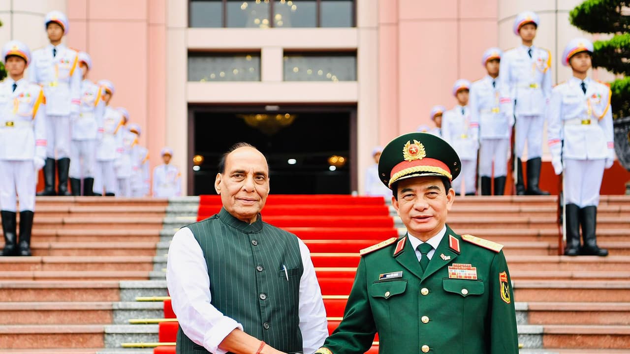 Rajnath Singh in Vietnam: Defence ties, maritime security in focus