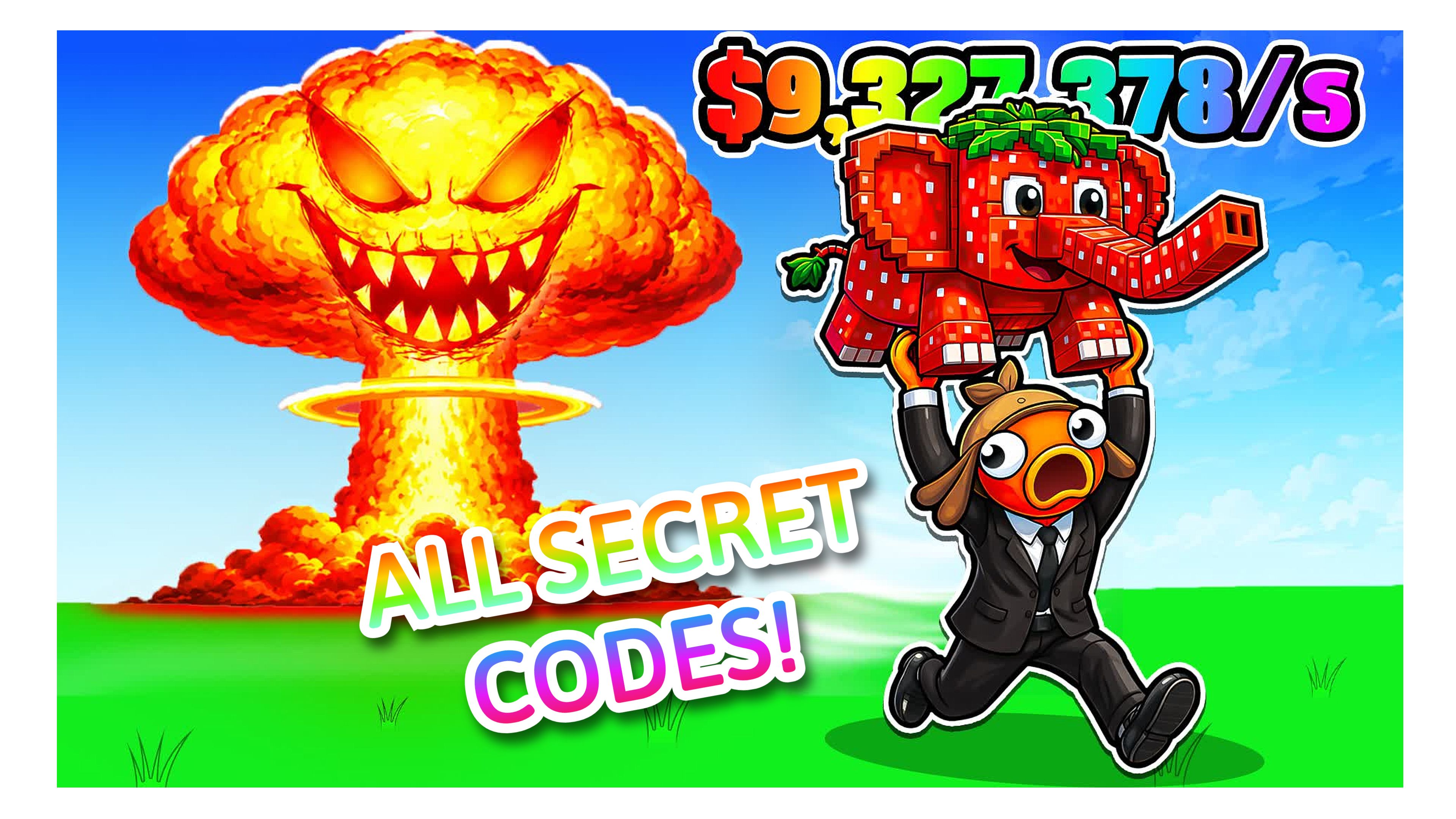 All Bomb for Brainrots codes in Fortnite
