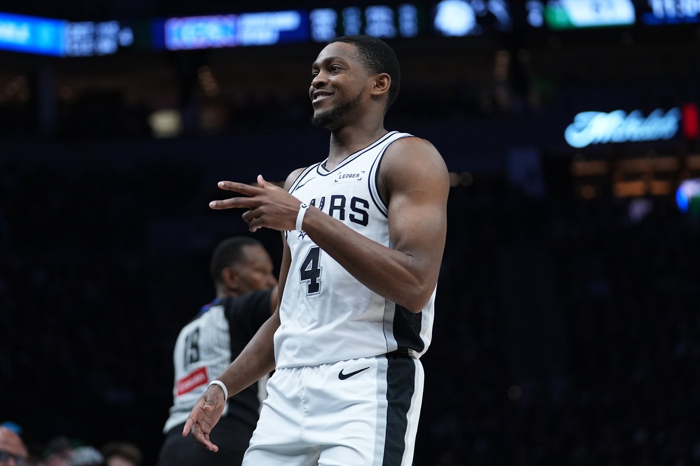 Spurs take game 1 with De'Aaron Fox out with ankle soreness; Thunder ...