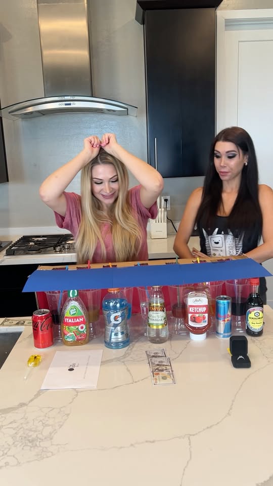 Mystery drink taste test