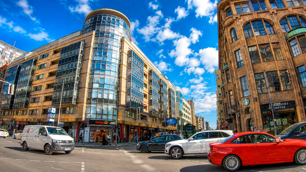 Wandeling langs bekende bezienswaardigheden in het centrum van Berlijn (4K)