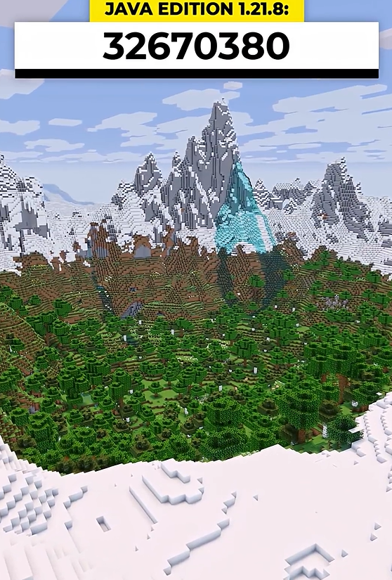 Flower forest mountain circle seed with unique terrain generation in ...