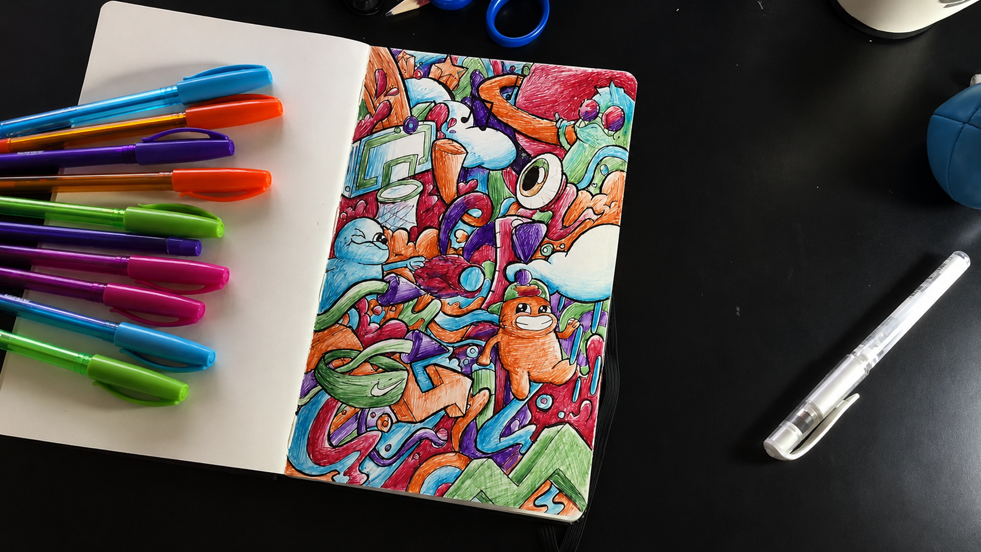 Can One Dollar Pens Create Masterpiece Art