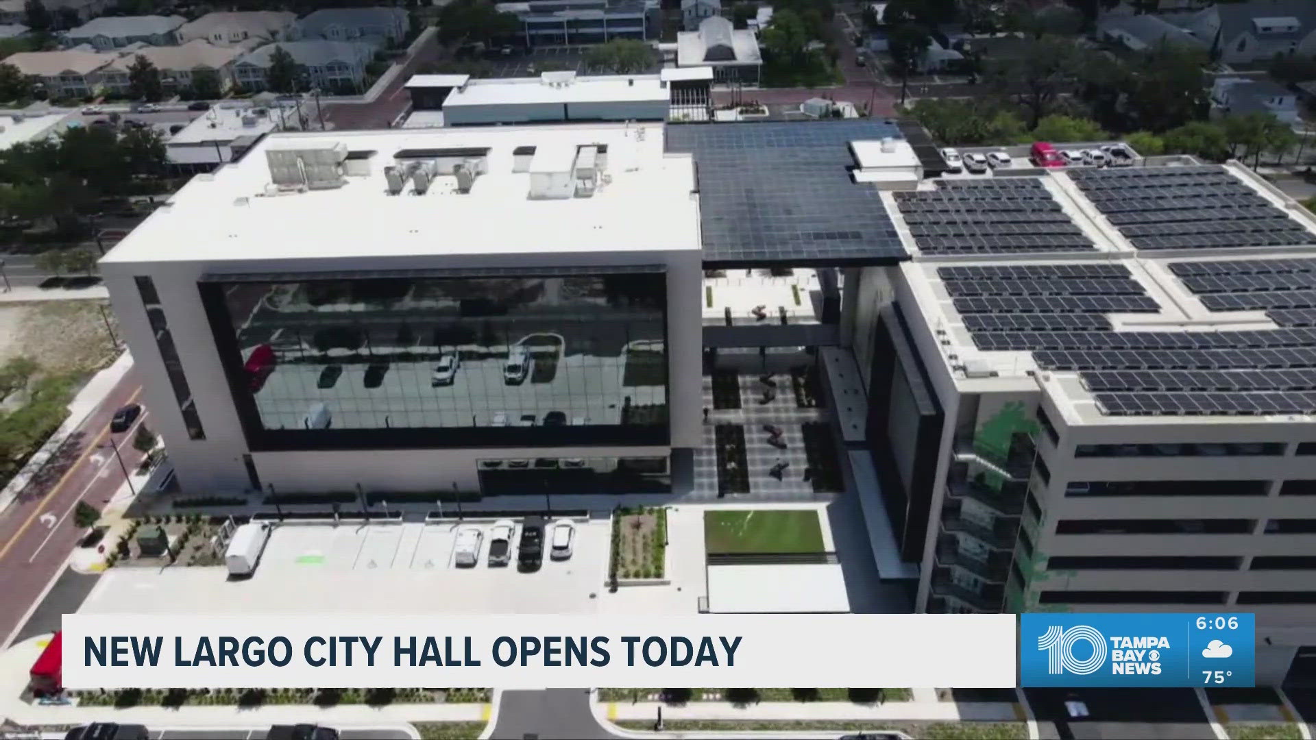 New 85-million-dollar Largo City Hall opens today