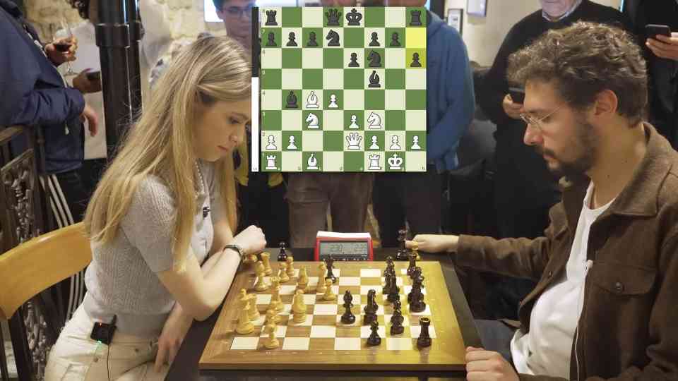 He thought he had this girl - then got checkmated in 1 minute
