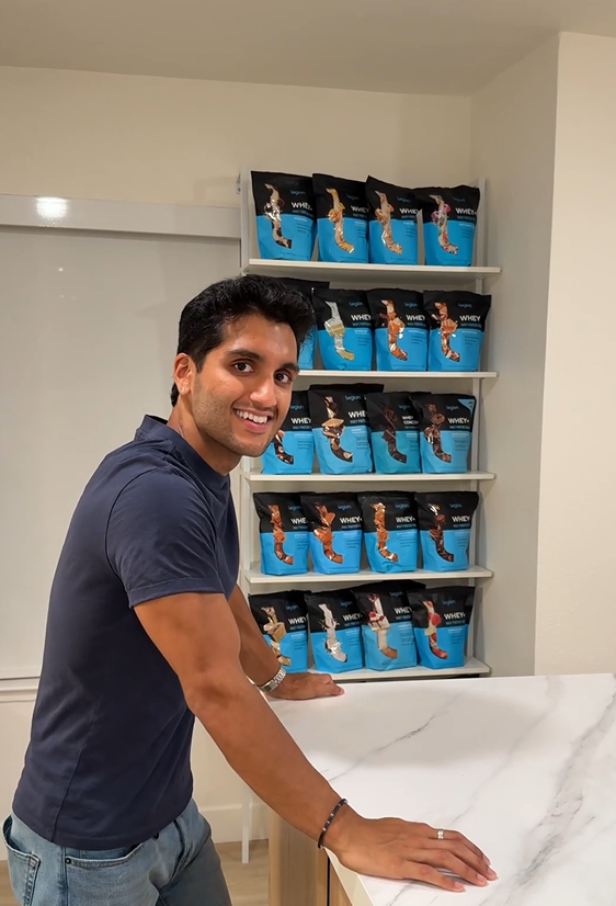 POV you built a protein wall: high protein meal prep idea