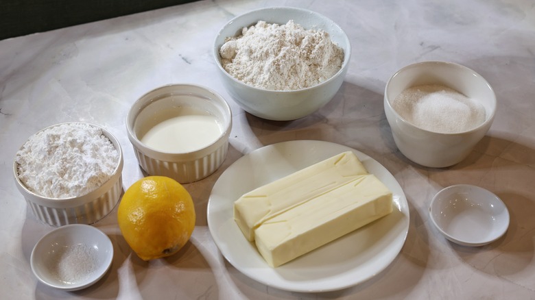 Lemon shortbread cookies recipe