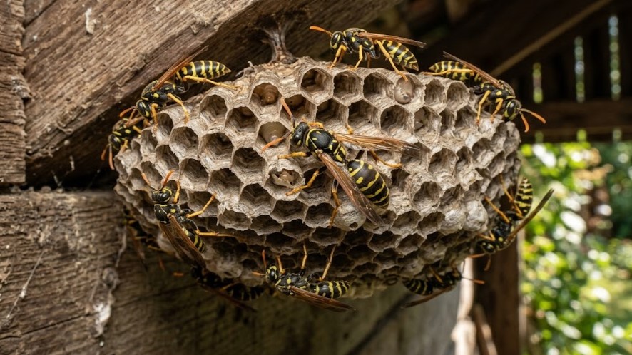 A wasp queen built an army of thousands - then humans tried to poison them