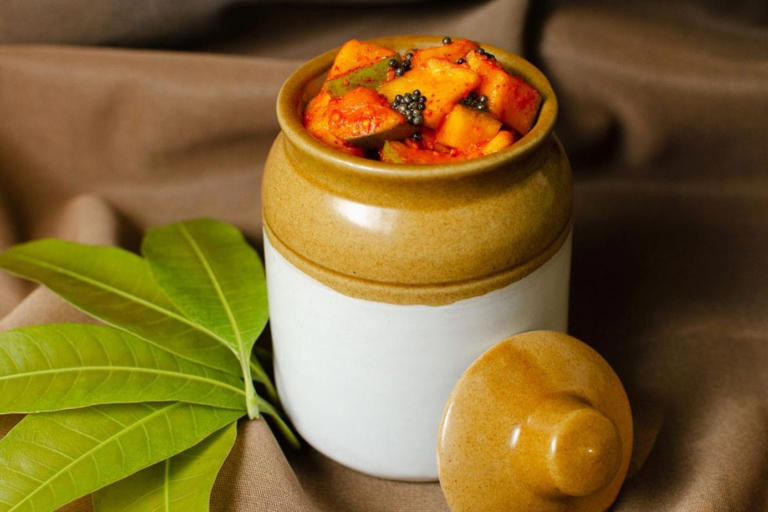 Step-by-step guide to make raw mango pickle without oil