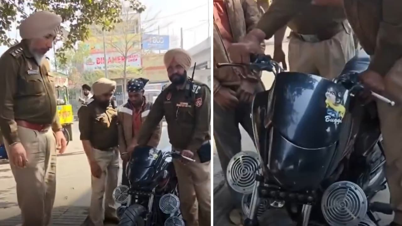From viral to booked: Man arrested for using train horn on bike ...